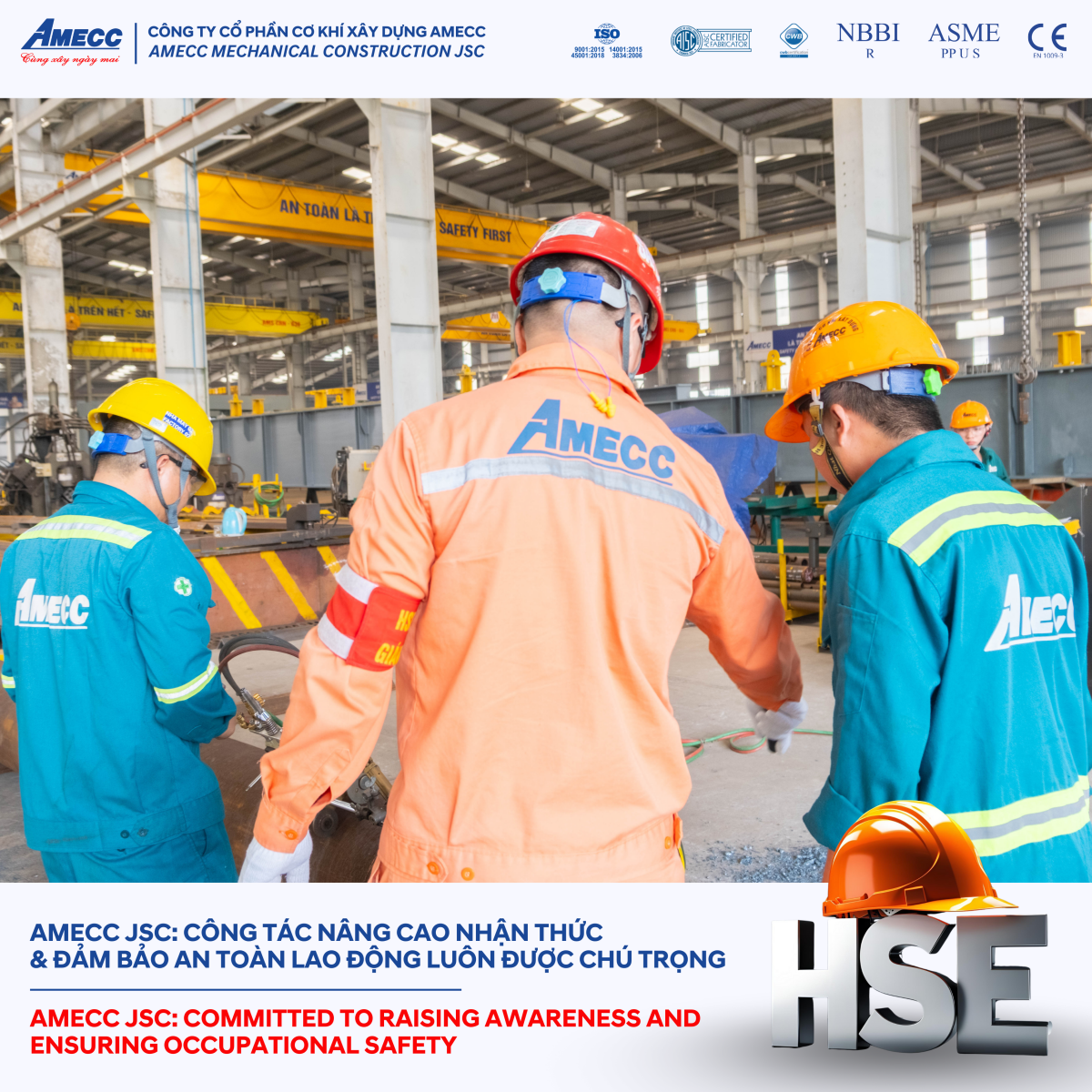 AMECC JSC: OCCUPATIONAL SAFETY – A TOP PRIORITY IN PRODUCTION